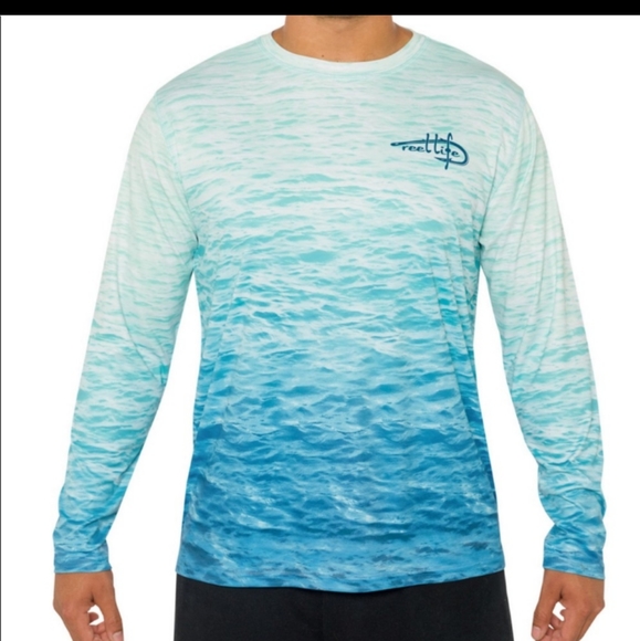 reel life | Shirts | Lcreel Life Mens Sun Defender Long Sleeve Uv Tee ...